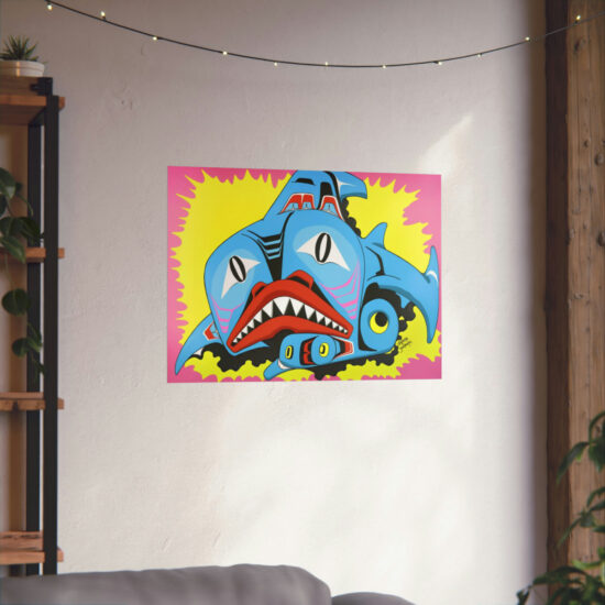 Shark Graffiti - print - Tlingit Art by Native American Artist Wéidaaká ...