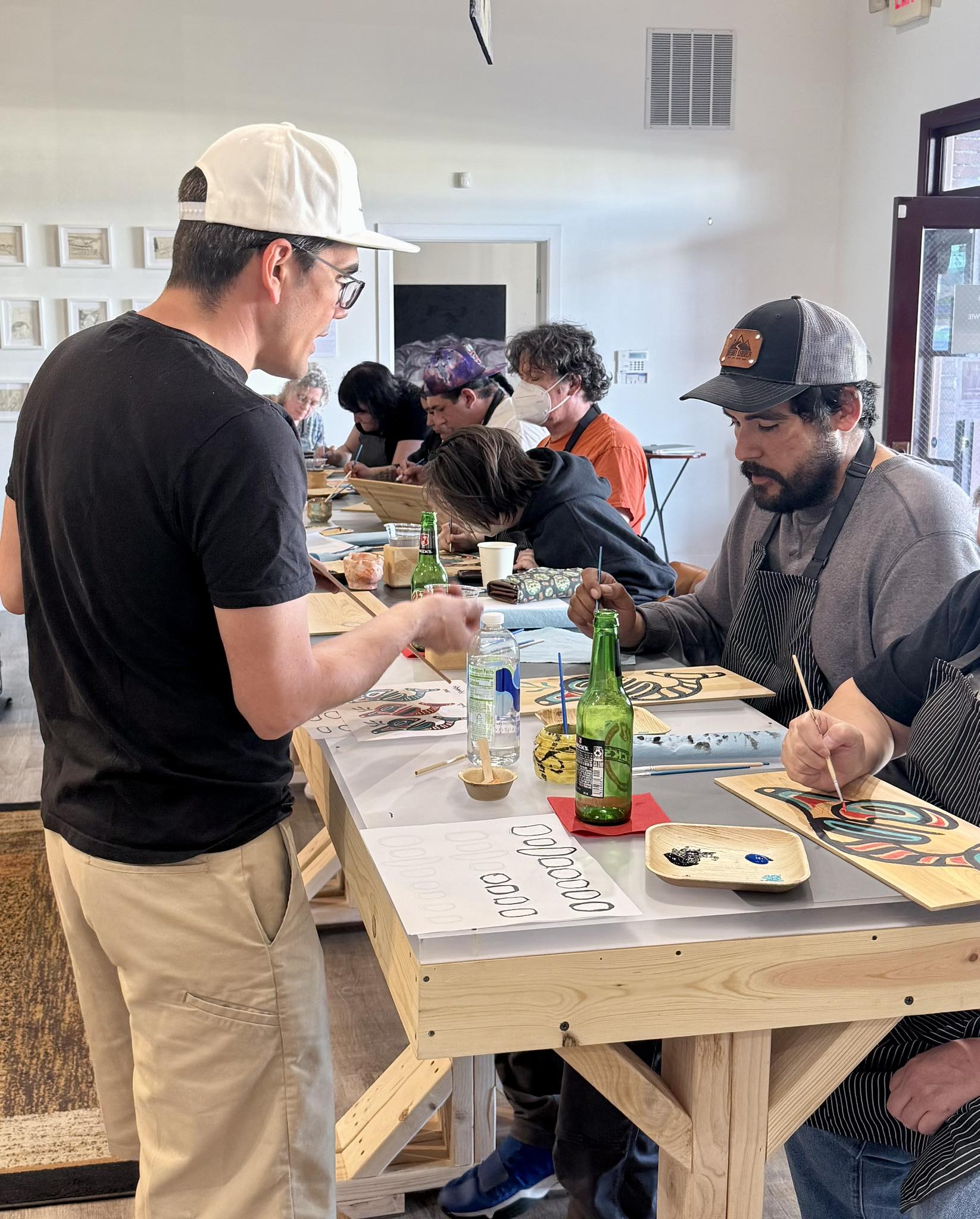 Paint and Sip Workshop | Tlingit Formline Art Experience - Formline Evolved